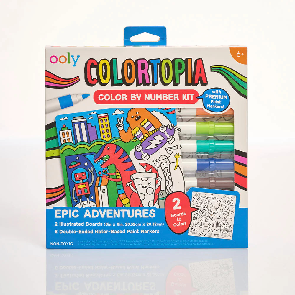 Colortopia 🩵 Kit de Colorear por numero – COCO.HN